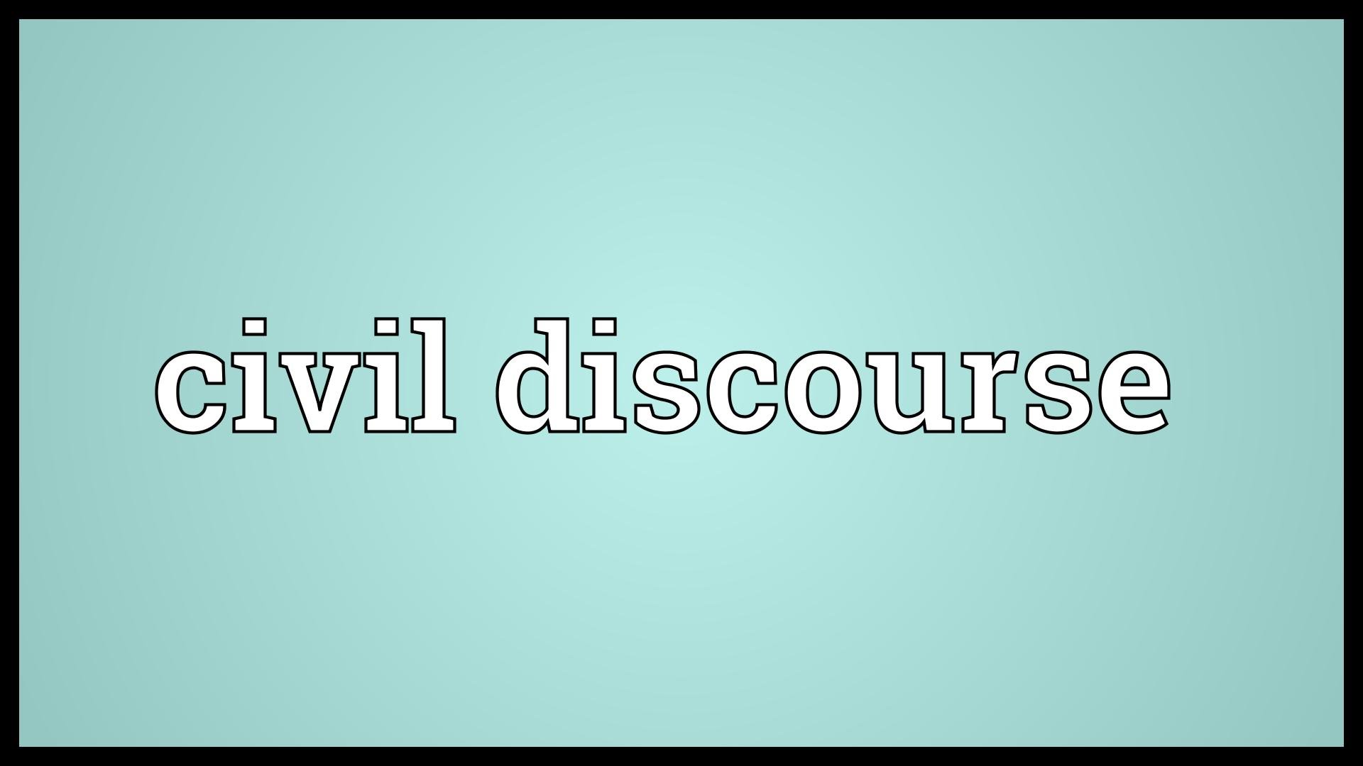 Civil Discourse in Public Education “Reform” Cannot Happen If You ...