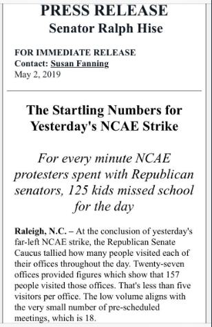 The Erroneous, Selfish Math of Sen. Ralph Hise | caffeinated rage