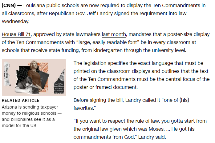 The Ten Commandments In Every Classroom? Looking To Billy Pilgrim & The ...