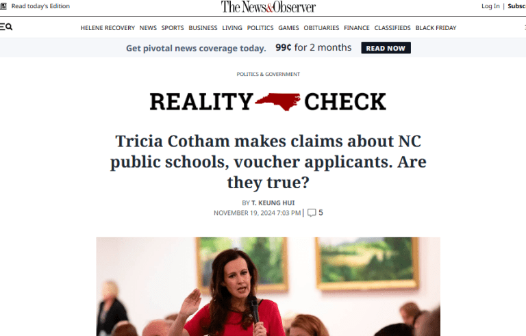 One Thing To Not Be Thankful For In NC: Tricia Cotham | caffeinated rage