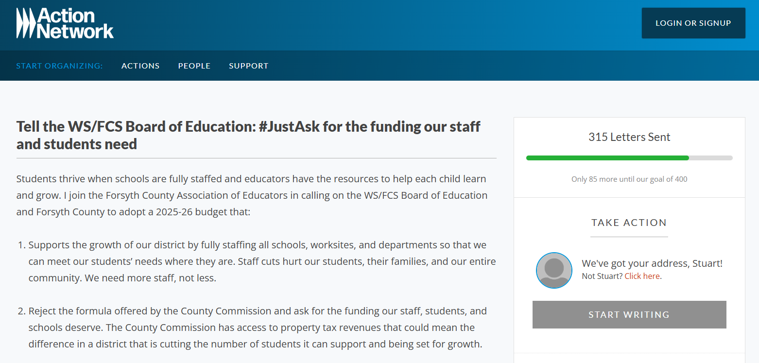 WSFCS Advocates – Help With This Letter Campaign! | caffeinated rage